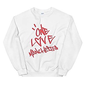 One Love Manchester, Ariana Grande, Sweatshirt, Blouse, White, Oversize, Dangerous Woman