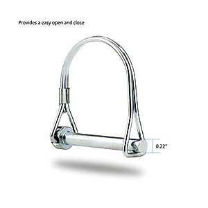 Biange Bike Trailer Hitch Connector, Cycling Adapter Accessories (1 Pack, Black)