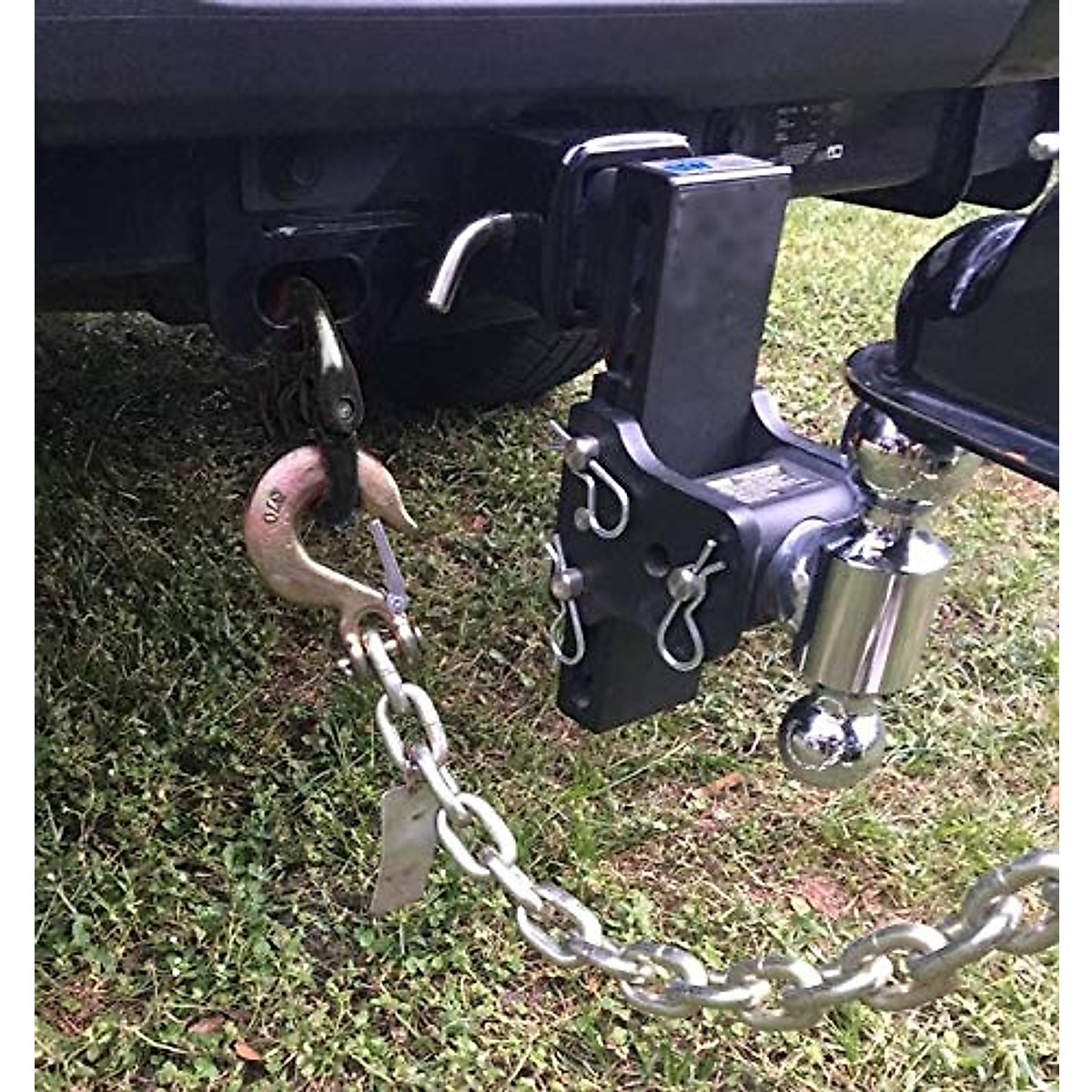 DLLRV Trailet Safety Chain Connector Link 1/2 inch, Tow Hitch HammerLock, 12000 Lbs Loading, Coupling Link. (Two Pack)