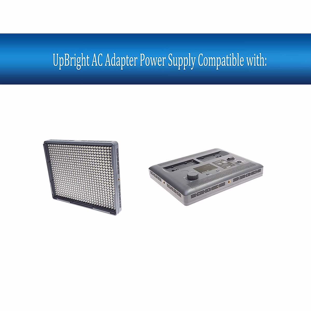 UpBright DC15V AC Adapter Compatible with Aputure Amaran HR672S HR672W HR672C AL-HR672 W S C HR672WWS LED Light Lamp Supply Power DC 15V FJ-SW1504000 Shenzhen Fujia 15VDC 4000mA Switching Charger Cord