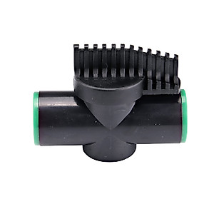 Raindrip R617CT, Compression Inline Valve, 1/2-Inch, Plastic, Drip Irrigation Fitting for 1/2-Inch Tubing or Supply Tubing, Black/Green