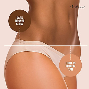 Sunless Tanning Lotion Dark Tones | Indoor Self- Tanner | Dark Tanning Lotion | Body Tanning Lotion | Sun Kiss Glow | Self-Tanning Lotion with Bronzer | Just Nutritive | 8 Oz