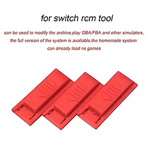 Onyehn 2pcs Replacement DN RCM Jig for Nintendo Switch,RCM Short Circuit Tools Use for Modify The Archive Play GBA/FBA & Other Simulator