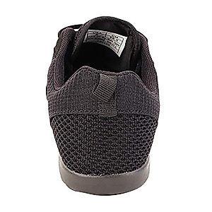 Very Fine Unisex Dance Sneakers - VFSN024 and Foldable Brush Bundle - Black - 10 Women/9 Men