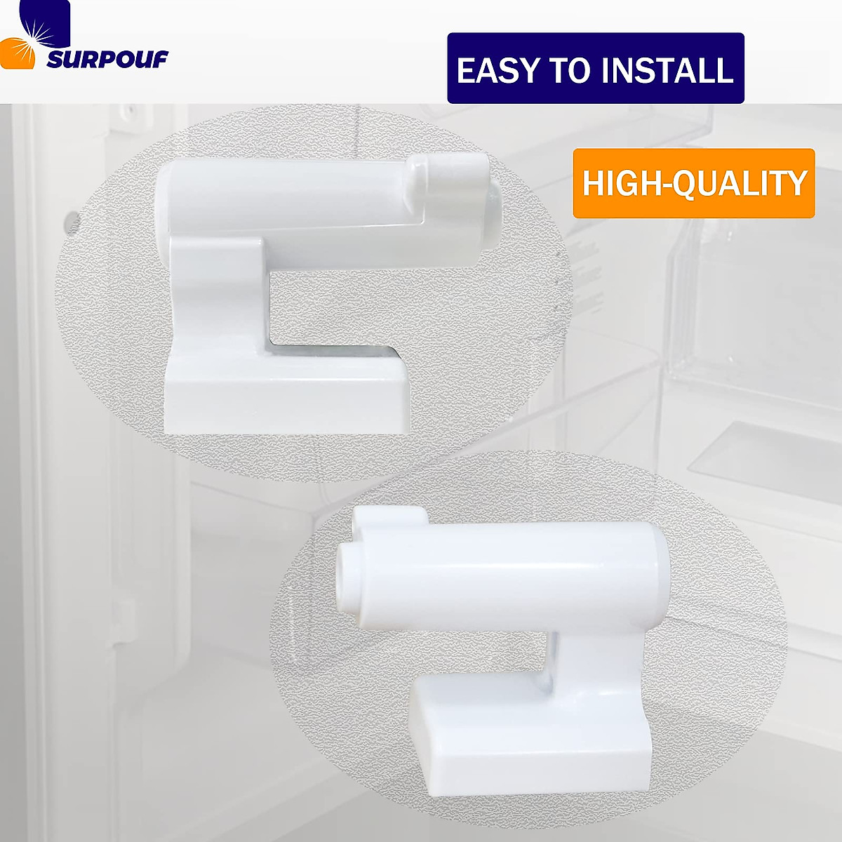 SURPOUF DA61-08305A 3PCS Refrigerator Door Hinge Fits for Samsung
