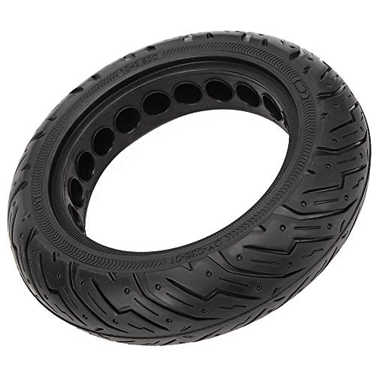 Keenso Electric Scooter Tire, 10x2.50C Anti‑Explosion Scooter Rubber Tyre Electric Scooter Replacement Tire Black for Max G30 Scooter