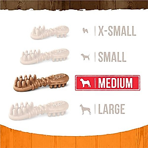 Merrick Fresh Kisses Natural Dental Chews, Treats Infused with Pumpkin and Cinnamon for Medium Dogs 25-50 Lbs - 8.1 oz. Pouch