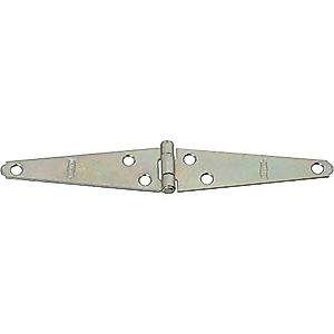 National Hardware N127-514 V280 Light Strap Hinges in Zinc plated, 2 pack,4 Inch