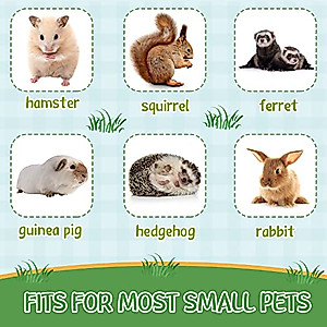 6 Pcs 3 Layers Rat Hammock Pet Cage Hammock Small Animal Hanging Hammock Ferret Cage Accessories Ferret Bed for Guinea Pig Squirrel Rat Chinchilla Sleeping and Playing (6 Colors)