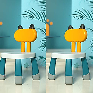 GobiDex Toddler Chair for Boys and Girls, Durable Kids Plastic Chair, 9.5" W x 9.5" D x 18.5" H for Indoor or Outdoor, Playroom, Nursery, Birthday Gifts for Kids