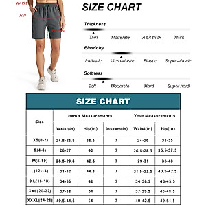 MASKERT Women's Hiking Cargo Shorts Quick Dry Athletic Golf Shorts 7 Inches Lightweight Running Summer Shorts with Zipper Pockets, Black XL