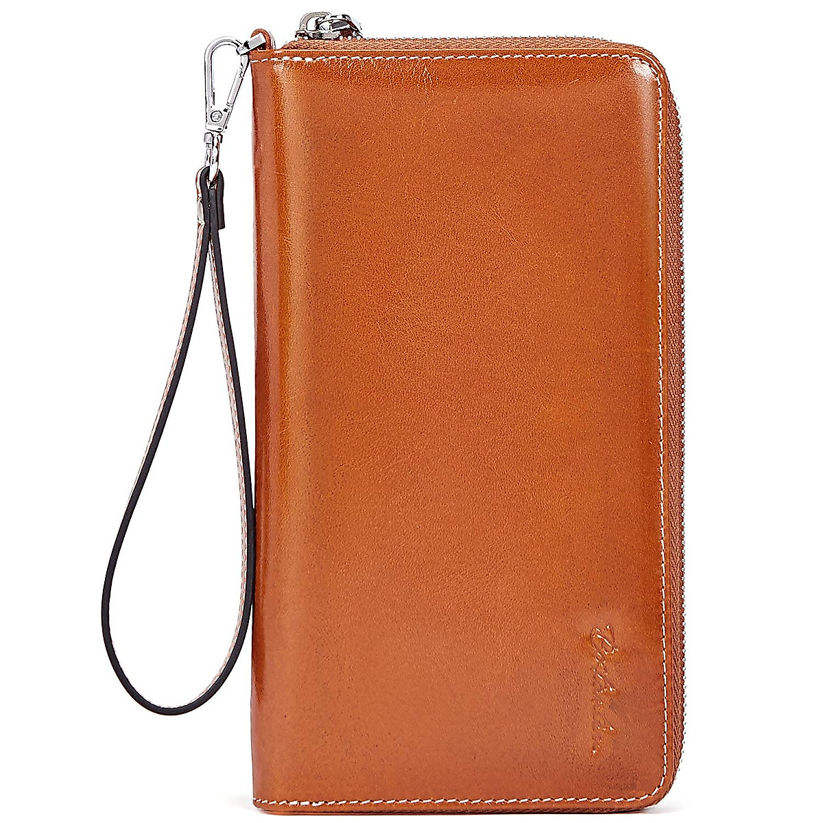 BOSTANTEN Womens Leather Wallets RFID Blocking Large Capacity＆Leather 15.6 inch Laptop Backpack Computer Bag