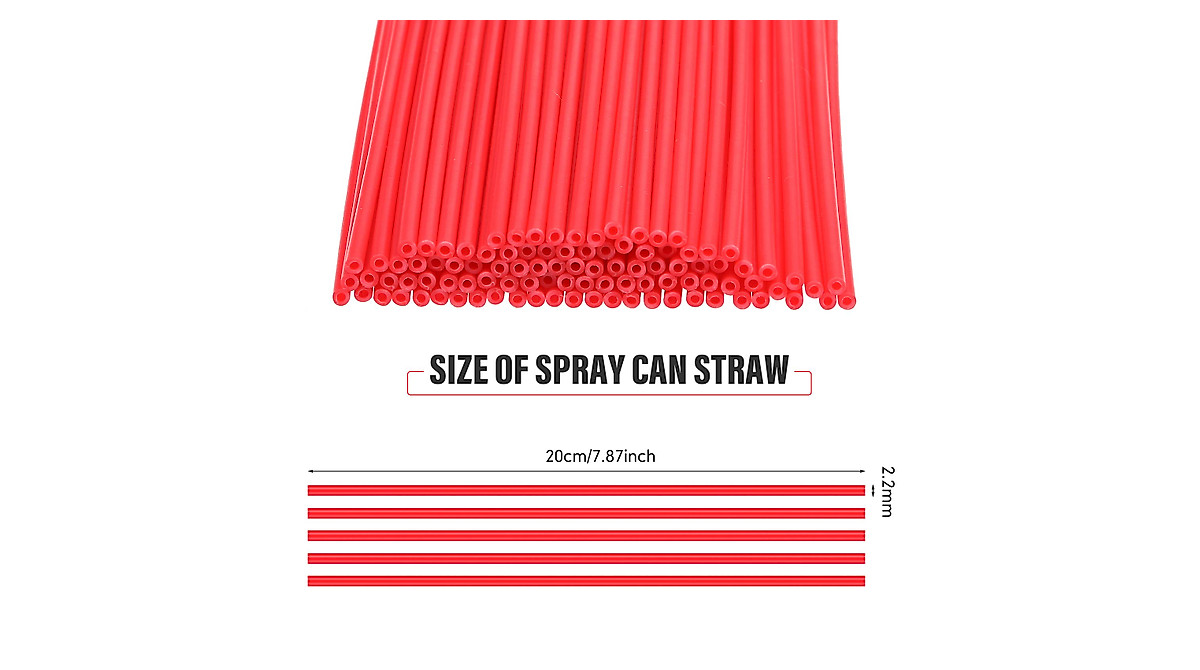 Spray Can Straw Replacement - Easy to Install, Durable