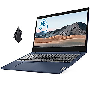 2021 Newest Lenovo IdeaPad Laptop, 15.6" HD Touchscreen, Intel Core i3-10110U Processor, 20GB RAM, 256GB SSD, Webcam, Bluetooth, HDMI, Wi-Fi, Windows 10, Abyss Blue
