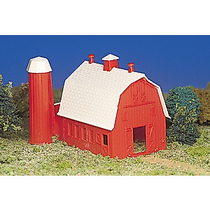 Bachmann Trains - PLASTICVILLE U.S.A. BUILDINGS – CLASSIC KITS - BARN - HO Scale