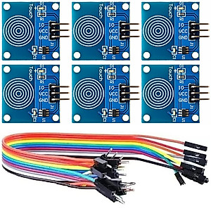 WWZMDiB 6Pcs TTP223B Digital Capacitive Touch Sensor Switch Module DC 2~5.5V for Arduino Raspberry Pi DIY