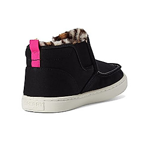 Sperry Salty Cozy MID Ankle Boot, Black, 2 US Unisex Big Kid