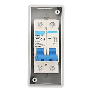 63A 1000V DC Disconnect Switch,PV DC Miniature Circuit Breaker with IP65 Waterproof Distribution Box,Solar Disconnect Switch for Solar Panels