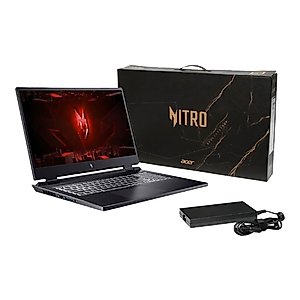 acer Nitro 17.3" QHD 165Hz Gaming Laptop Computer, 13th Gen Intel 14-Core i7-13700H Processor, NVIDIA GeForce RTX 4060 8GB GDDR6, 64GB DDR5 RAM, 2TB PCIe SSD, RGB Backlit, Windows 11 Home, Black