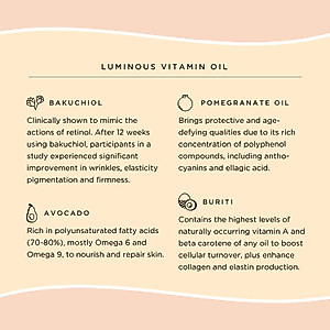 JSHealth Hydrating Face Oil For Women and Men with Rose Oil & Vitamin E Oil For Skin - Facial Oil for Dry Skin