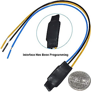 RED WOLF Car 12 Volt to 5 Volt Step Down Adapter Harness Fit Aftermarket Radio Stereo Install for Early Ford Mustang Lincoln