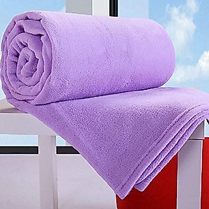 Textured Soft Blanket, Warm and Lightweight Throw Blanket, Soft Solid Color Warm Blanket Home Living Room Bedspread Cover Rug Sofa Decor - Pink