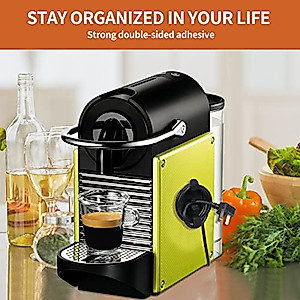 WWW Cord Organizer for Appliances,4 Pack Adhesive Wrap Cord,Cord Holder Stick on Kitchen Small Appliances, for Mixer, Toaster,Coffee Maker, Air Fryer,Pressure Cooker