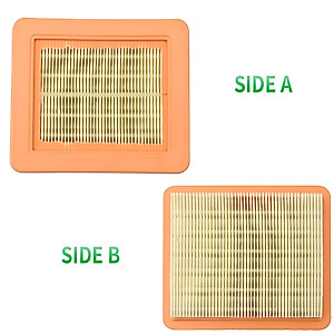 17211-Z8B-901 Air Filter Replacement for Honda GCV160A0 GCV160LA1 GC190LA GCV190LA Engine Harmony II HRR216 HRB216 HRN216 HRB217 HRC216 HRS216 Walk Behind Mower (Pack of 4)