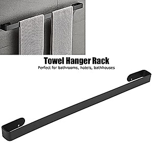 Towel Rail Wall Mounted Stainless Steel Towel Bar Single Rod Towel Slippers Rack Holder for Toilet Bathroom Hotel