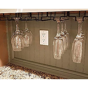 Wine Glass Shelf, Upside-down Home Goblet Iron Art Shelf, Wine Glass Hanging Storage Rack