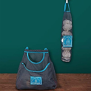 4 Style Kitchen Storage Net Bag, Vegetable Onion Potato Storage Hanging Bags Hollow Breathable Mesh Bag(small)