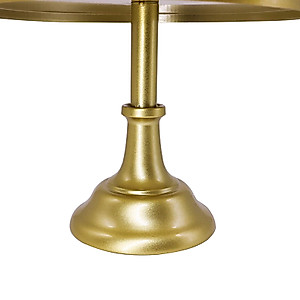 ATRDTO 4pcs Iron Cake Stands Set Cake Holder for Wedding Birthday Baby Shower Gold (Gold)