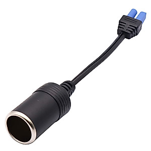 AAOTOKK Cigarette Lighter Socket 12V Car Emergency Start Power EC5 Plug to Female Cigarette Lighter Port Adapter Cables Car Battery Booster Mini Portable Power Pack car Jump Starter (20cm/7.8inch)