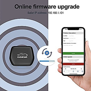 Wireless Carplay Adapter, Updated 5.8GHz WiFi Bluetooth Auto Connect Apple CarPlay Dongle for Cars with Original Factory Wired Car Play(Model Year: 2016 and After), Support iOS 8+, OTA Online Upgrade