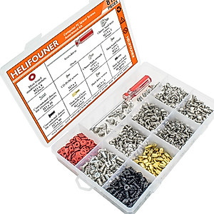 HELIFOUNER 810 Pieces Computer Standoffs Screws Assortment Kit with a Screwdriver