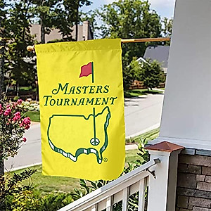 MQBH Masters Tournament Augusta National Golf Garden Flags Home Yard Patio Lawn Outdoor Decorative 12x18 Inches