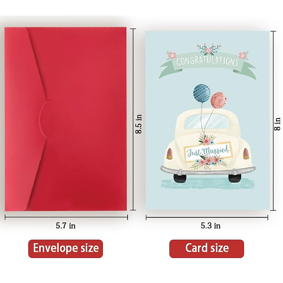 Wedding Card,Engagement Congratulation Card,Bridal Shower Card,Wedding Day Congrats Gift,Funny Wedding Card for Couple,Wedding Congratulations Card