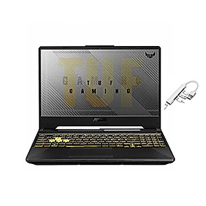 ASUS TUF F15 15.6" 144Hz FHD Gaming Laptop | Intel Core i7-10870H | NVIDIA GeForce GTX 1660 Ti | Backlit Keyboard | Windows 10 | Gray (Grey, 32GB DDR4 | 1TB SSD+1TB HDD)