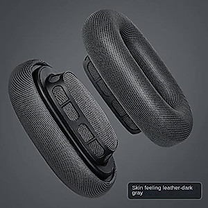 JFSPDFU (Grey) Replacement Headphone Earmuffs Apple Airpods Max Replacement Earpads Leather Earpads Headphone Memory Foam Covers Replacement Headphones Foam Earmuffs Headphone Accessories