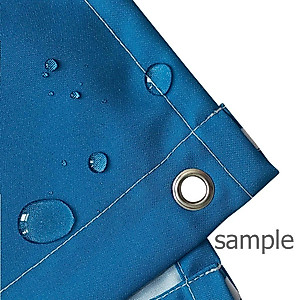 HommomH 36" x 72" Shower Curtain with Hooks Bathroom Waterproof Flamingo Wildlife Animal Art