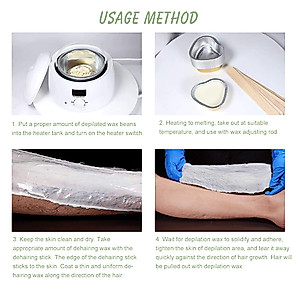 YOUNG VISION Hard Wax Beads for Hair Removal, 2.2 LB/1000g/35 OZ Total, 10 Colors Hard Wax Beans Pack, Bulk Wax Pearls for Home Waxing…