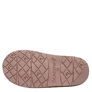 BEARPAW Loki Youth Pink Glitter Size 4 | Youth 's Slippers | Youth 's Shoes | Comfortable & Light-Weight