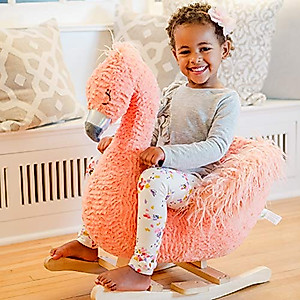 Soft Landing | Joyrides | Sit-in Character Rocker - Flamingo