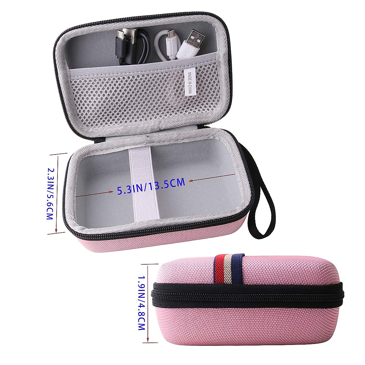waiyu Hard Carrying Case for PROGRACE Handheld Game Kids Camera (Pink)