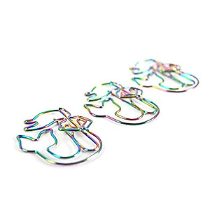 Operitacx 24pcs Decoration Paper Gifts Cartoon Wedding for School Page Office Animal Clips Metal Favors Bookmark Paperclips Invitation Clip Shape Marker Party Mermaid