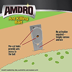 Amdro 100531828 Ants Stakes Killing Bait, White