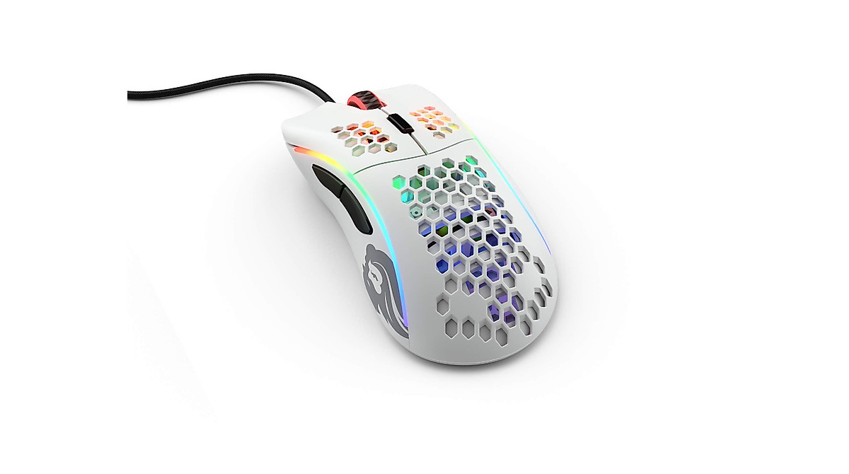 Glorious Model D Gaming Mouse - Matte White (Renewed)
