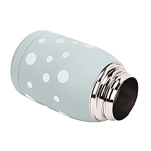 GLOGLOW Insulated Water Bottle, Stainless Steel 12 Ounce Insulation Cup for Kids, Rabbit Pattern, Double Wall for Travel (Blue)