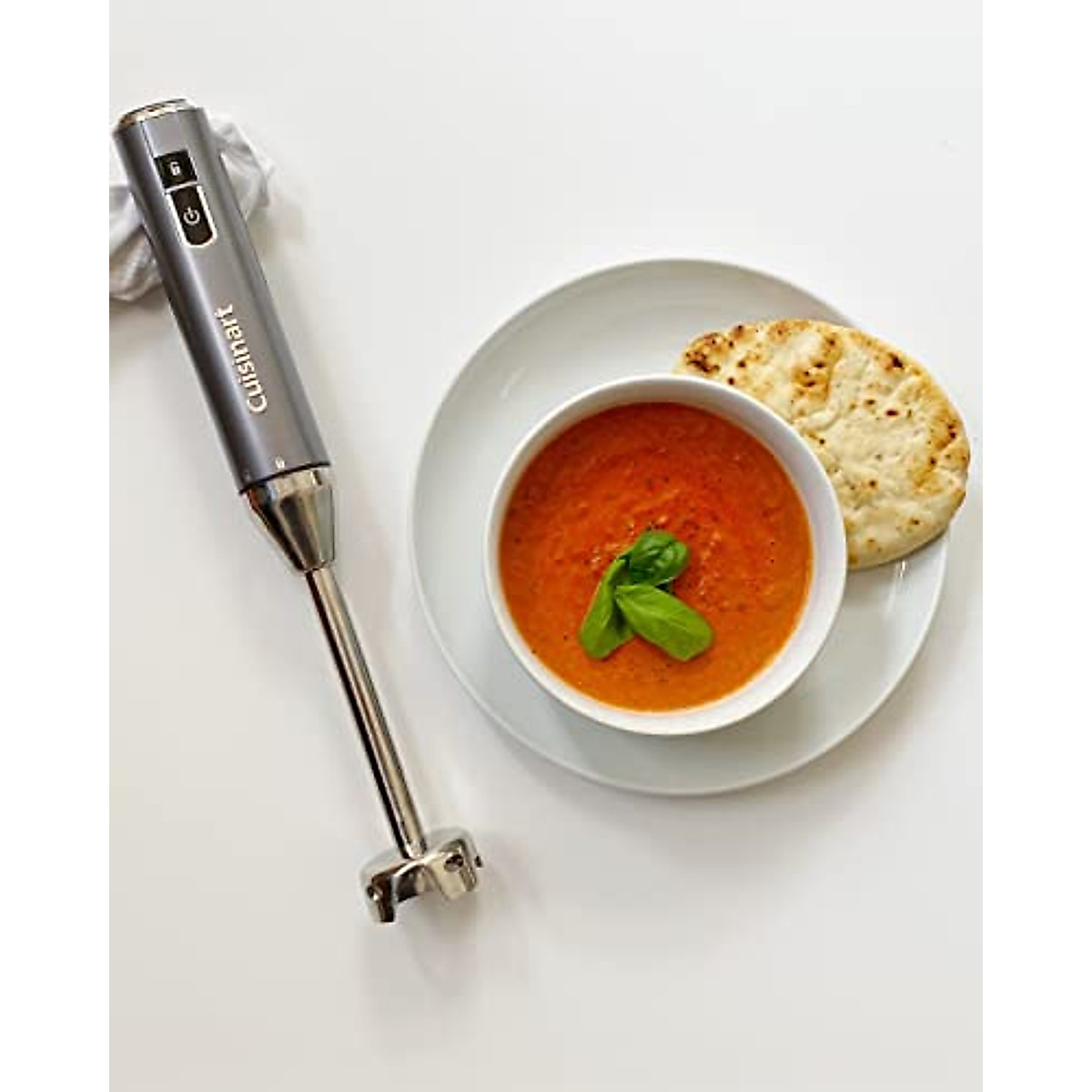 Cuisinart Electric Hand Blender & Mixer, EvolutionX Cordless Rechargeable, Gray/Black, RHB-100,Dark Grey