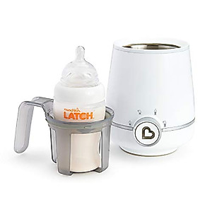 Munchkin® Shine™ Stainless Steel Baby Bottle Warmer, White/Silver